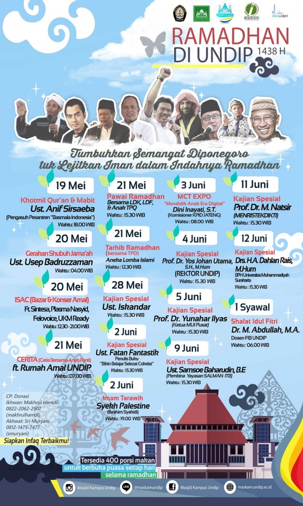 Semarakkan Rangkaian Ramadhan di Masjid Undip - Faculty of Social and ...