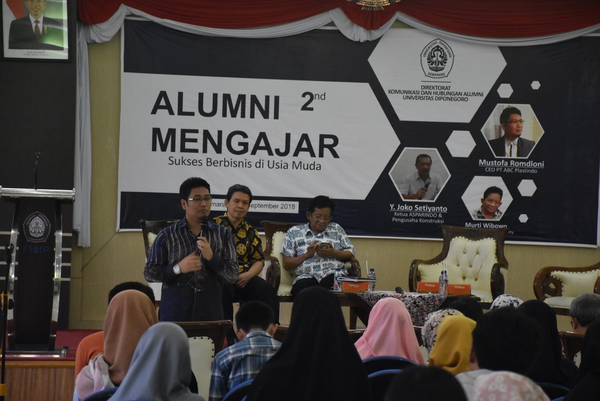 Alumni Mengajar 2nd Undip, Edukasi Mahasiswa Berwirausaha - Faculty of ...