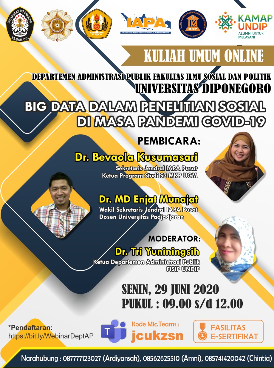 Kuliah Umum Online-Big Data Dalam Penelitian Sosial di Masa Pandemi ...