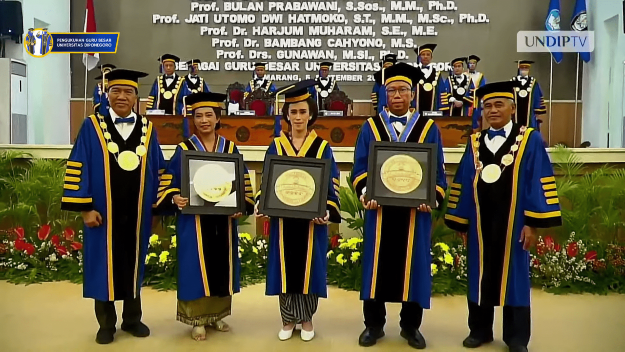Professor Bulan Prabawani Inaugurated as Professor at FISIP Undip ...