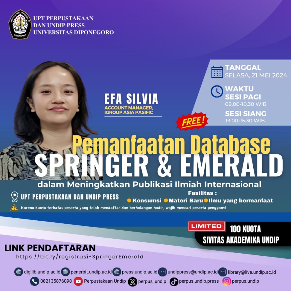 Training on the Use of Springer and Emerald Databases in Improving International Scientific ...